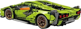 Stavebnice auta SUPERCAR No.J2007 zelená - 470 dílků