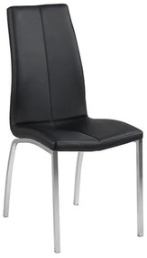 Asama jídelní židle černá / chrom
