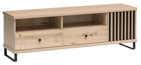 TV stolek Moderno C6 160 cm dub Artisan/černý