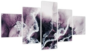 Obraz - Fialový mramor N⁰2 (125x70 cm)