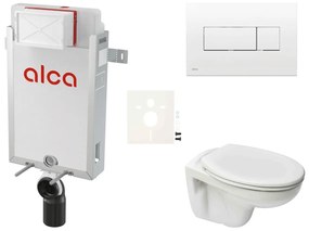 Cenově zvýhodněný závěsný WC set Alca k zazdění + WC S-Line S-line Pro SIKOAP4