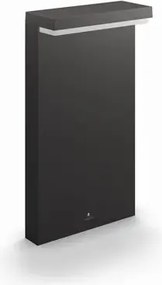Philips Bustan 9W šedá / LED venkovní sloupkové svítidlo / 1000LM / 27
