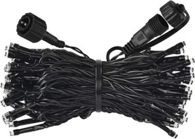Propojovací vánoční řetěz bez zdroje EMOS Connecting D1AN02 100LED 10m teplá/studená bílá blikající