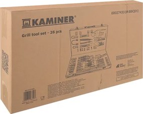 Sada grilovacího náčiní Kaminer - 26 ks.