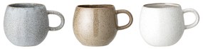 BLOOMINGVILLE Set 3 hrnků s uchem ADDISON 500 ml šedý 82043394