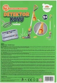 TEDDIES Dětský detektor kovů se světlem a zvukem / Hledačka pokladů /