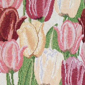 SCANquilt povlak MOTIV tulipány pastelová 40 x 40 cm