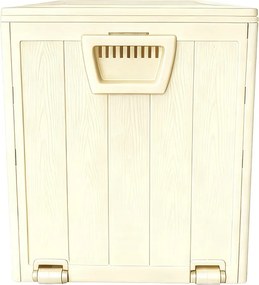 Plastový zahradní úložný box VEREDO - béžový