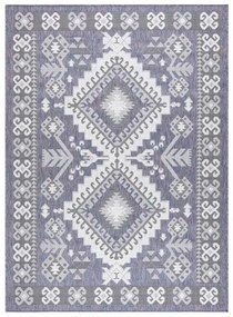 Hans Home | Kusový koberec Sion Sisal Aztec 3007 blue/pink/ecru – na ven i na doma - 140x190