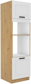 Kuchyňská skříňka LUNA 60 DPM-210 2F korpus: dub artisan, barva dvířek: bílá