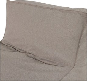 Šedobéžové polstrované zahradní lehátko Velora – WOOOD