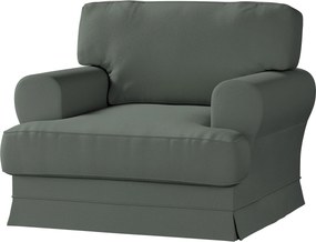Potah na křeslo IKEA Ekeskog barva zelená látka pletený vzor
