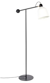 Bílo-černá stojací lampa Skala - Zuiver
