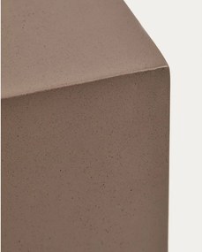 Betonový zahradní stolek 35x35 cm Rustella – Kave Home