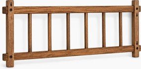 věšák, nástěnný, otočné háčky, dřevo, 27x80 cm, vlašský ořech, Dekorino TK20260014