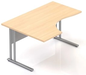 Rauman Kancelářský stůl Visio LUX K 136x70/100 cm levý Barva: Ořech