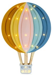 Little Lights Lampa Hot Air Baloon Retro Rainbow