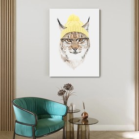 Gario Obraz na plátně Rys v čepici - Robert Farkas Rozměry: 40 x 60 cm