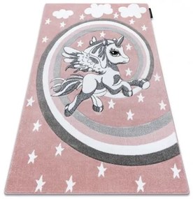 koberec PETIT PONY poník růžový velikost 200x290 cm | krásné koberce cz