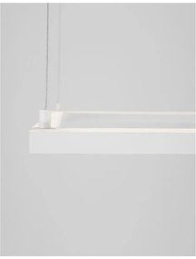 Nova Luce Závěsné LED svítidlo ETERNA, 50W 3000K stmívatelné Barva: Černá