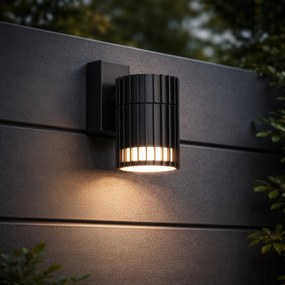 Designové venkovní nástěnné svítidlo černé IP44 - Boris