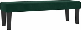 Box spring postel s matrací tmavě zelená 180x200 cm samet 3138040