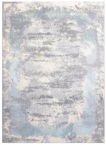 Hans Home | Kusový koberec Core A004 Frame ivory/grey and blue - 120x170