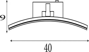 Searchlight 79821-40SS - LED Obrazové svítidlo SANTORINI LED/8,2W/230V stříbrná