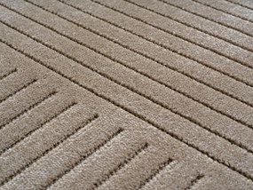 Ayyildiz, Kusový koberec Nova 1202 beige - na ven i na doma, 80x150, béžová, chodba / předsíň