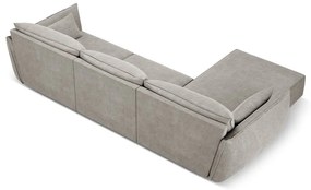 Světle šedá rohová pohovka (levý roh) Vanda – Mazzini Sofas