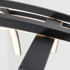 LED lustr Gropius 81 černé