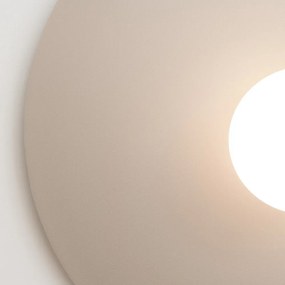 Taupe kovové nástěnné svítidlo ø 50 cm AKE – Thoro