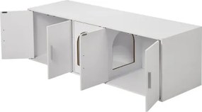 Skrytý nábytek do bedny pro kočky 147,1 cm bílá