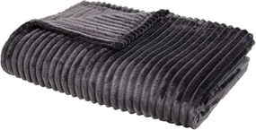 TODAY pléd Ribbed 150x200 cm Fusain