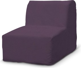 Potah na křeslo Lycksele jednoduchý barva fialová látka pletený vzor