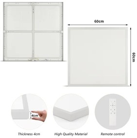 Brilagi -LED Stmív. koupelnové svítidlo FRAME SMART LED/50W/230V 60x60 IP44 + DO