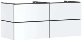 Hansgrohe Xilesa E - Umyvadlová skříňka, 62x138x55 cm, 4 zásuvky, matná bílá 54306700