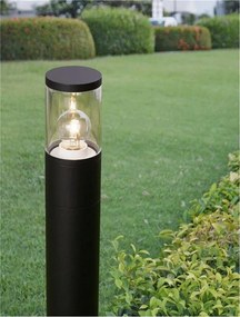 NV 9002874 Venkovní sloupkové svítidlo CETERA černý hliník a akryl E27 1x12W 220-240V IP54 bez žárovky - NOVA LUCE