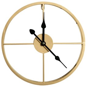 Dekorační kovové nástěnné hodiny v moderním minimalistickém stylu