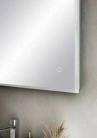 German Nástěnné LED zrcadlo Tape / senzorový spínač / 80 x 75 cm / zrcadlové sklo