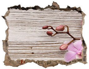 Wallmuralia Samolepící díra na stěnu Orchidej na stromě 95x64 cm