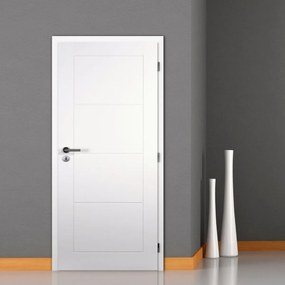Doornite Dakota Interiérové dveře 80 L, 846 × 1983 mm, lakované, levé, bílé, plné