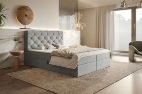 Čalouněná postel s krystaly Gilda 180x200 cm Barva: Vlastní výběr - Cena na dotaz