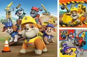 RAVENSBURGER Puzzle Pracovní vozidla Rubble  Crew / 3x49 dílků / od 5
