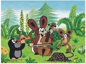 DINO Krtek a přátelé / Kubus dřevěné kostky / 12 dílků / od 3 let