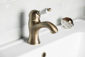 Sapho Kirké White KI02BB umyvadlová baterie bronz