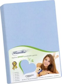 Bellatex Prostěradlo jersey světlá modrá rozměr 140x200 cm