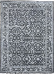 Ručne viazaný kusový koberec Diamond DC-HALI B Grey / silver, 305x425, šedá, chodba / predsieň, Diamond Carpets India