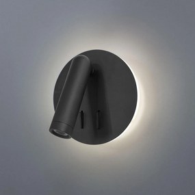 Toolight Toolight, LED nástěnné svítidlo 16x14cm, 10W, APP1614-1W, černá, OSW-06529