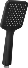 Invena Trend, ruční sprchová hlavice s 1 funkcí, černá, INV-AS-91-004-S